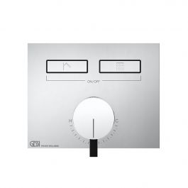 Gessi Hi-Fi 63055+63079 Single-lever faucet + built-in part | Aqadecor